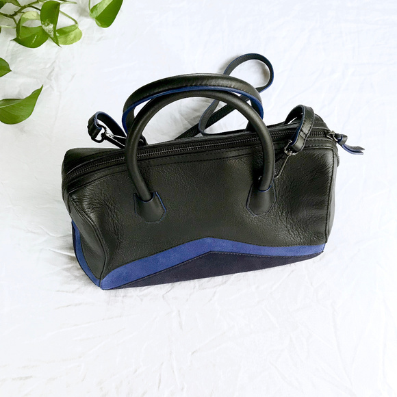 The Fix | Bags | The Fix Bailee Satchel Purse Black Blue Nwot | Poshmark